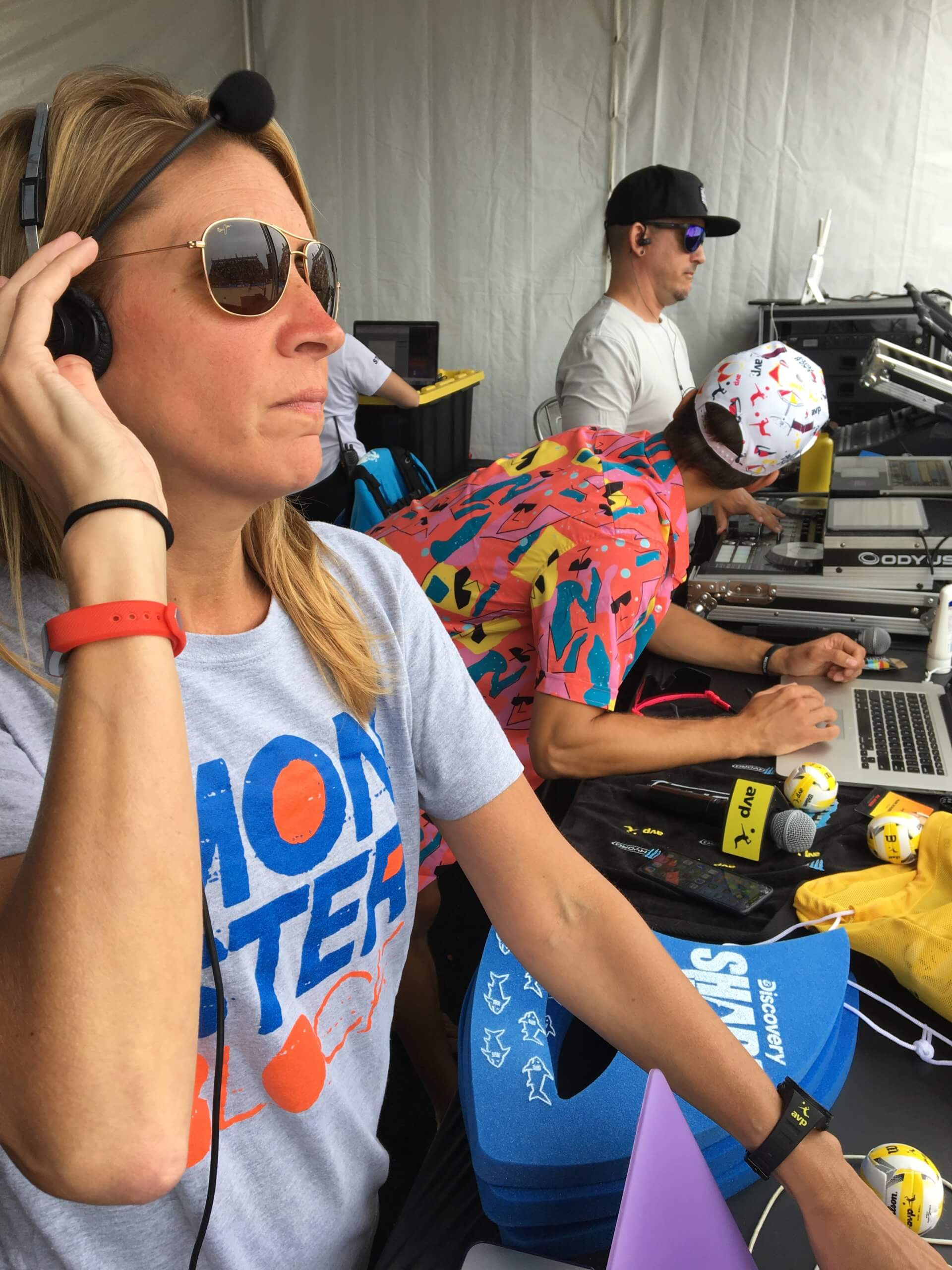 Meet the Team Behind The Team: Producer Kelly - AVP Beach Volleyball