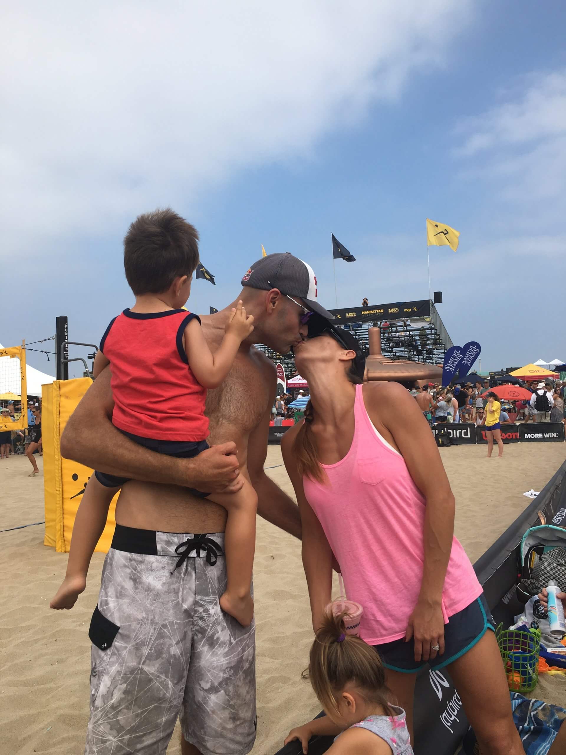 Jen Dalhausser on Phil Dalhausser - AVP Beach Volleyball